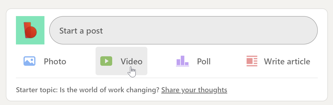 How to share Biteable videos to LinkedIn - Biteable