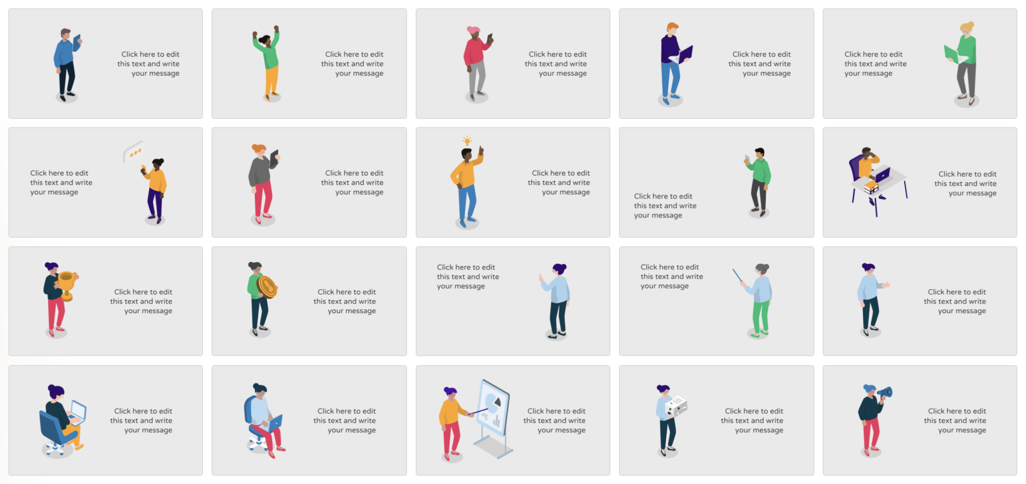 New professional characters for your explainers and comms - Biteable