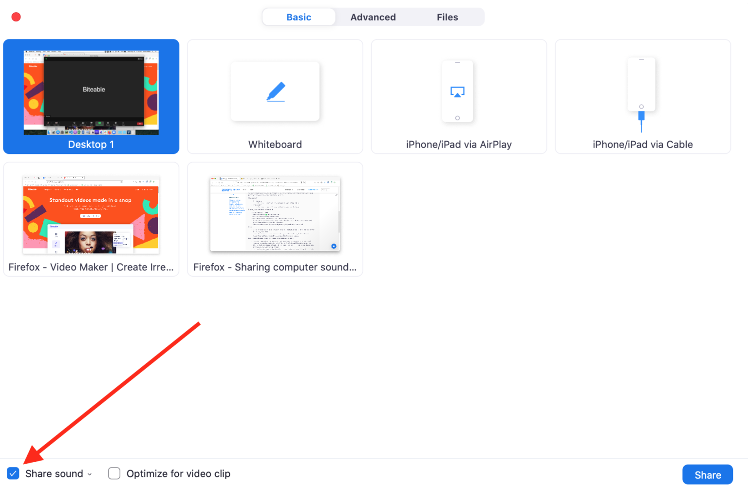 How to share your screen on Zoom with audio (Mac, PC, iPad)