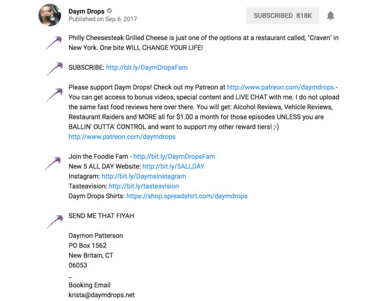 Write the perfect YouTube description - Biteable