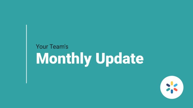 Monthly Update Video | Video Template | Biteable