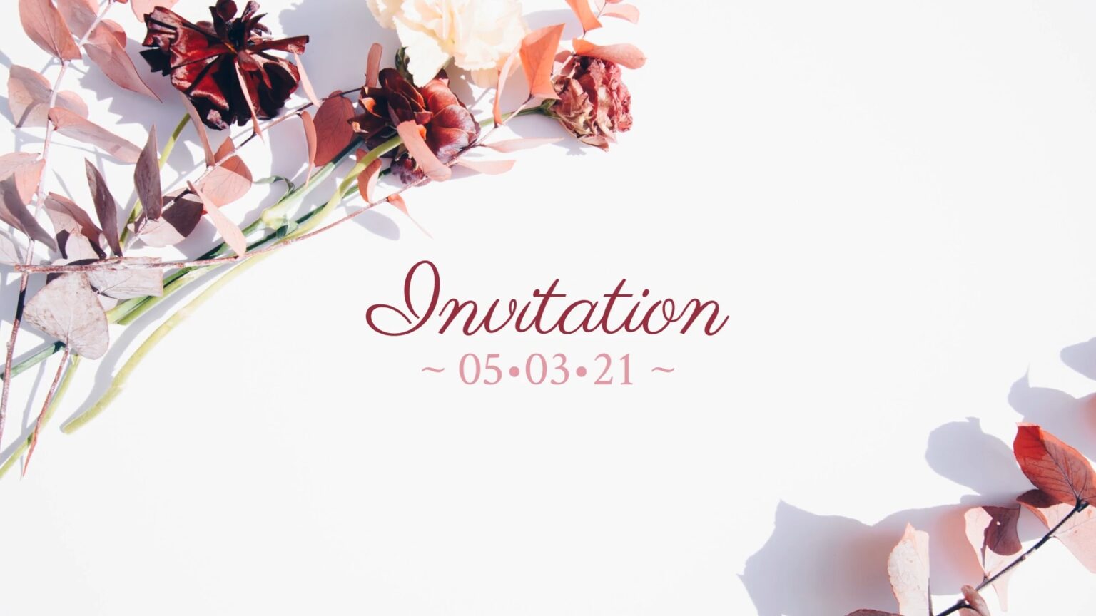 Wedding Invitation | Video Templates | Biteable