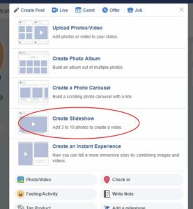 How to make a slideshow on Facebook - Biteable