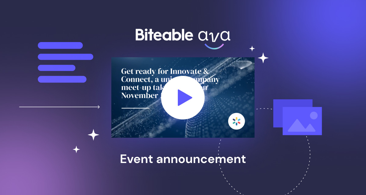 AI Video Maker - Event Announcement - Biteable
