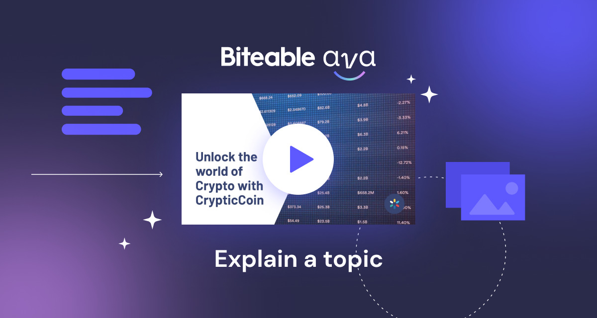 AI Video Maker - Explain a Topic - Biteable