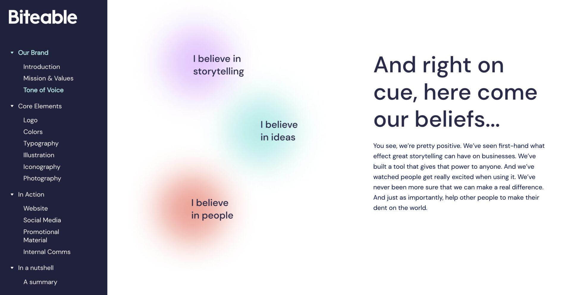 How to create a visual brand style guide - Biteable