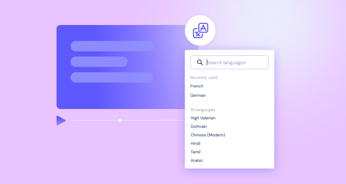 AI Video Translation | Translate Video with AI | Biteable